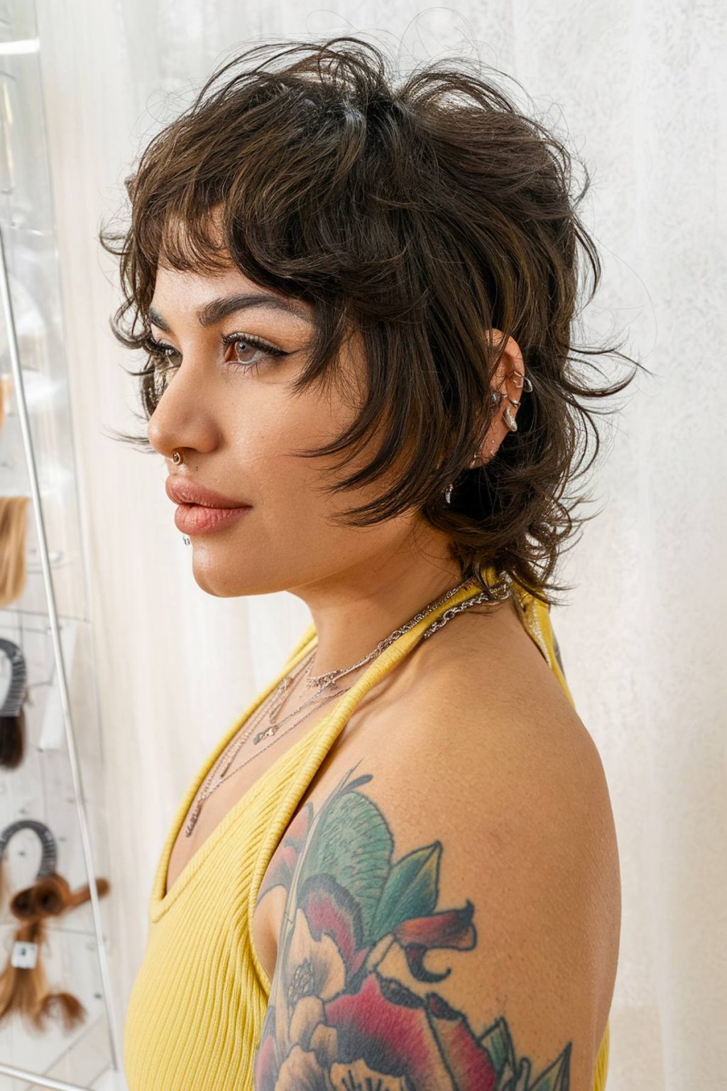 Retro 70s Short Shag Haircuts Trending in 2025