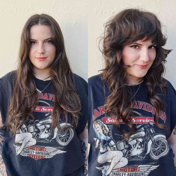 The Long Wolf Cut: 17 Coolest Ways to Get It With Long Hair