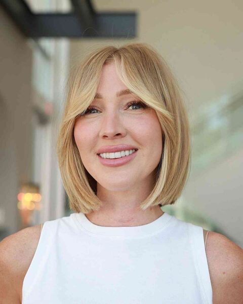 56 One-Length Bob Haircut Ideas for a Sleek Look