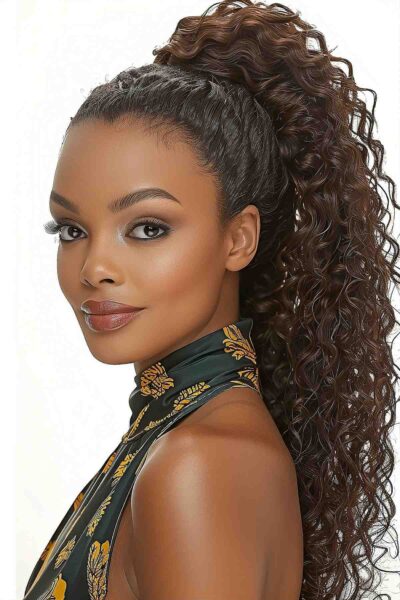 25 Cutest Ways to Style a Curly Ponytail