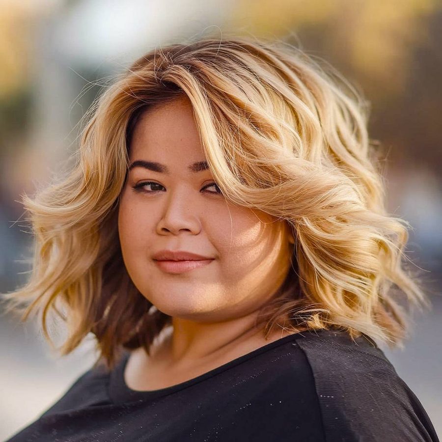 15+ Gorgeous Layered Hair Ideas for Round Face Shapes in 2025