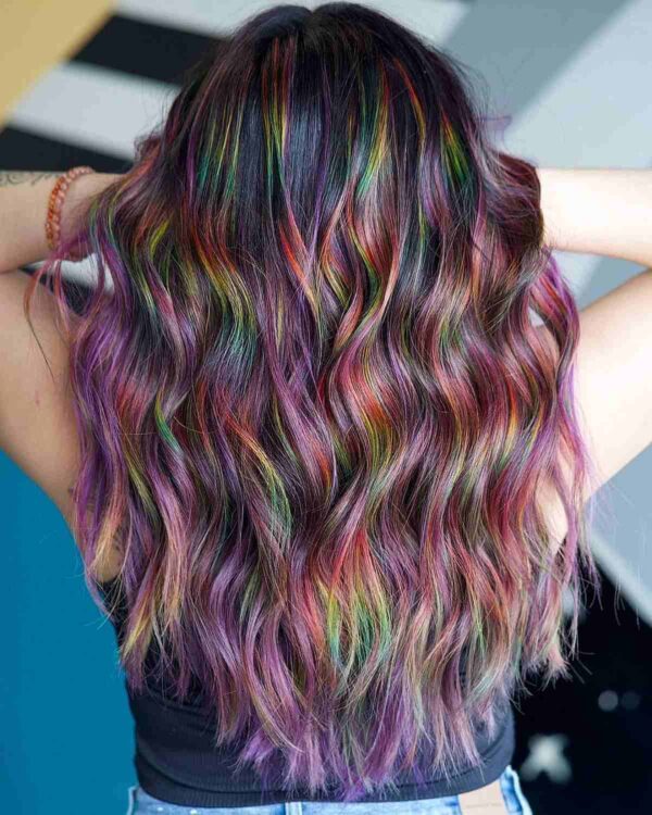 61 Photos of Rainbow Hair Ideas to Consider for 2023