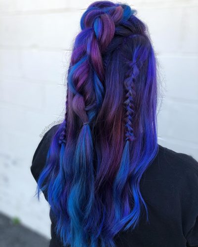 30 Incredible Ways to Get Galaxy Hair in 2025 (Photos)