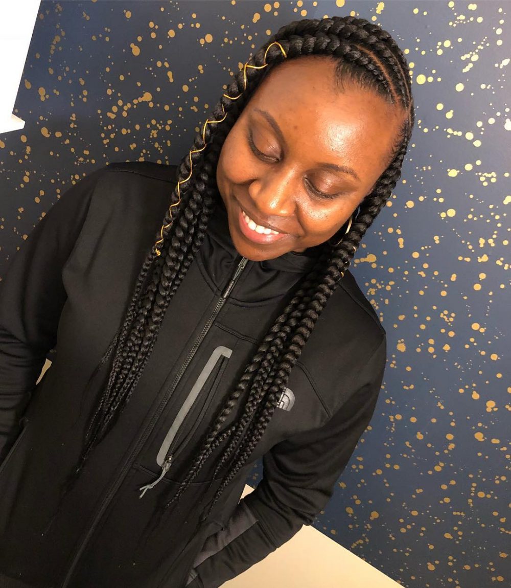 18 Hottest Jumbo Box Braids Hairstyles to Inspire You - Darby Aguied