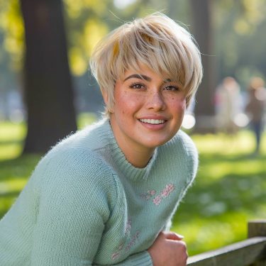 15+ Chic Pixie Cuts That Complement Chubby Faces in 2025