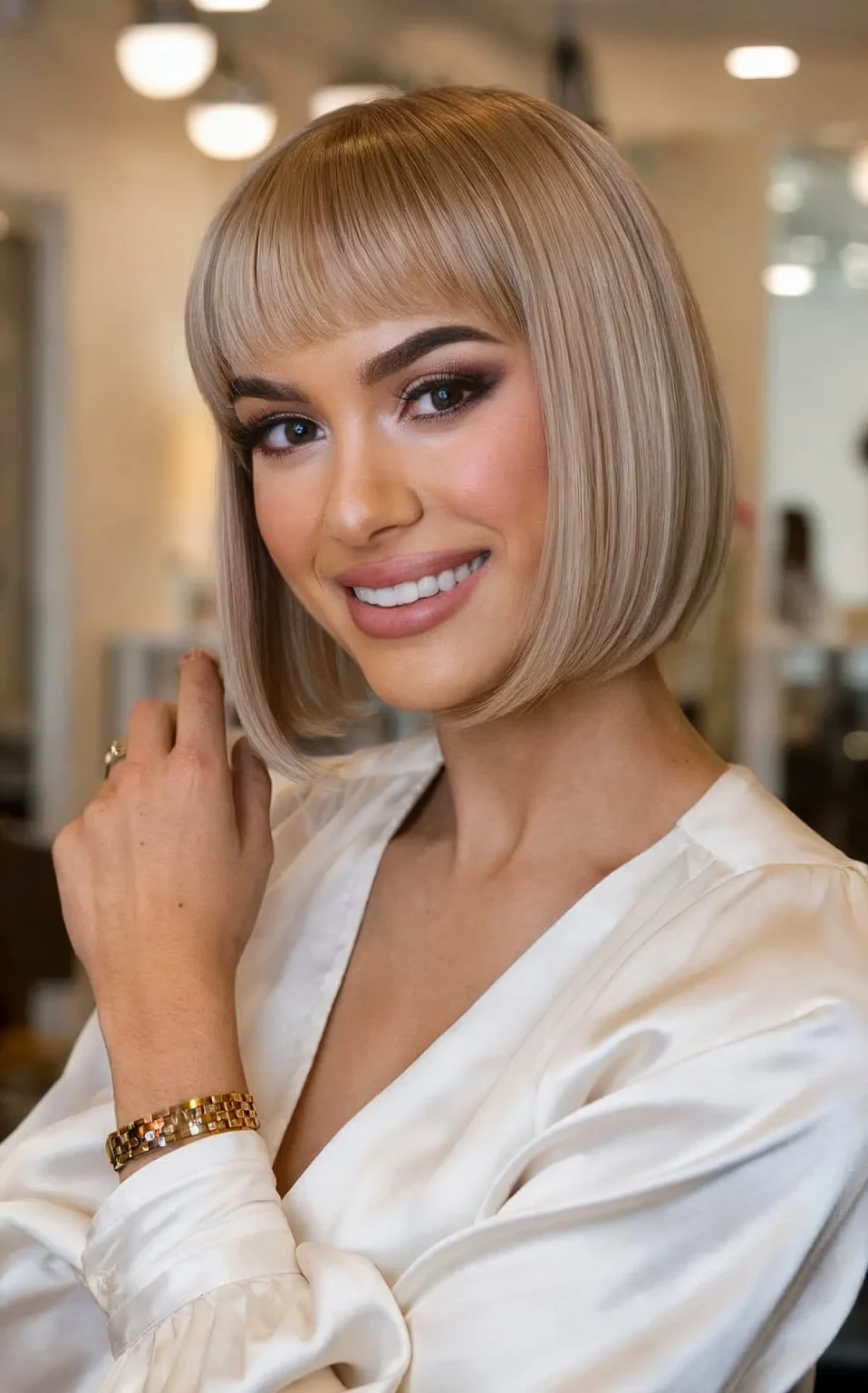 50 Trendy Blunt Bob with Bangs to Inspire Your Next Chop