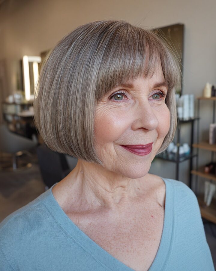 50 Most-Gorgeous Side Part Bob Hairstyles for a Fresh Start in Your 50s