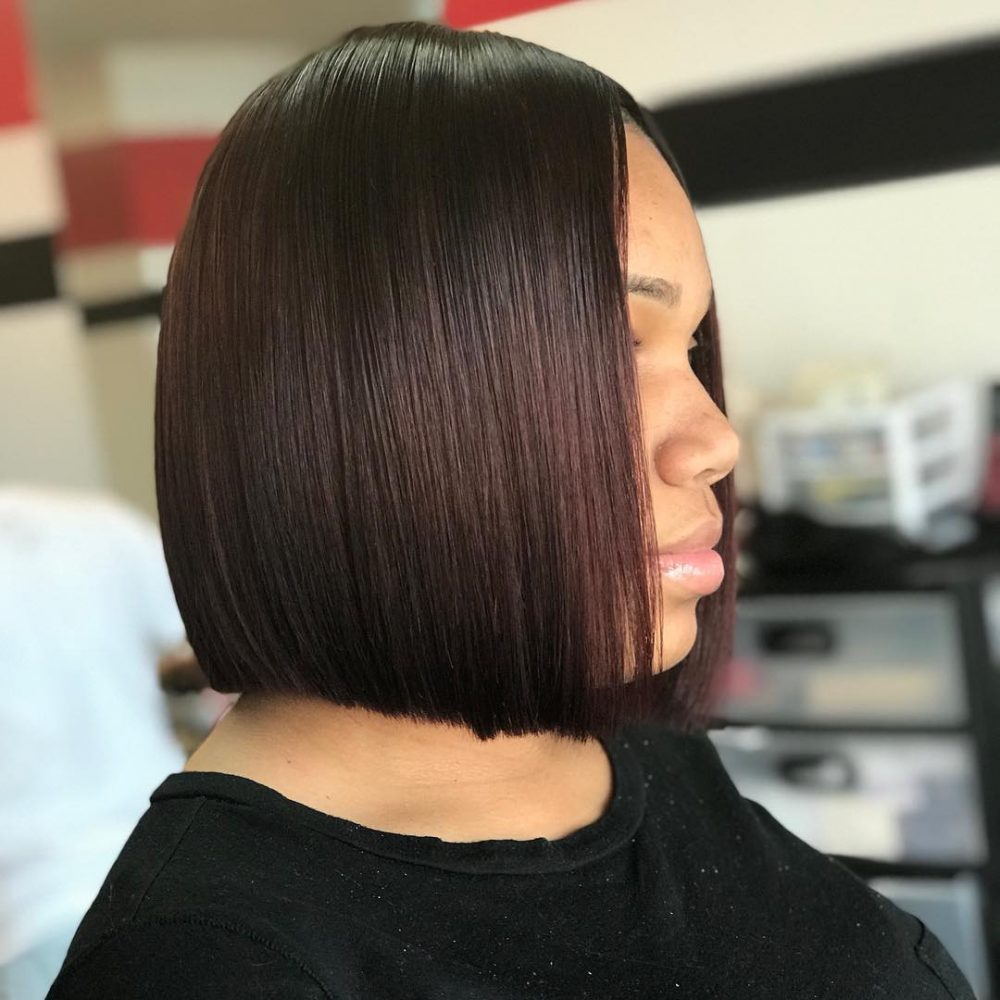 15 Perfect Middle Part Bob Hairstyles (Weaves, Sew-Ins, etc..)