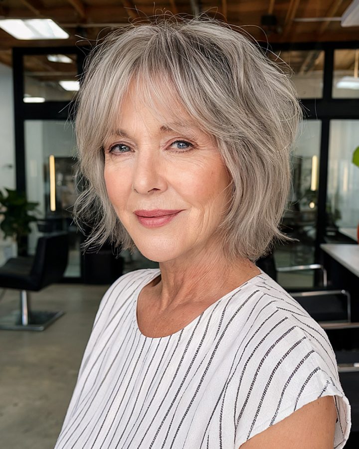 22 Curtain Bangs Styles Women Over 70 Are Loving in 2026