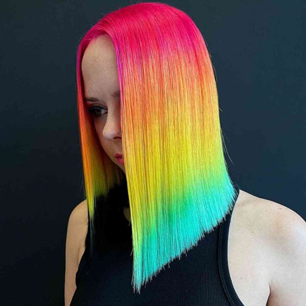 70 Photos of Rainbow Hair Ideas to Consider for 2023