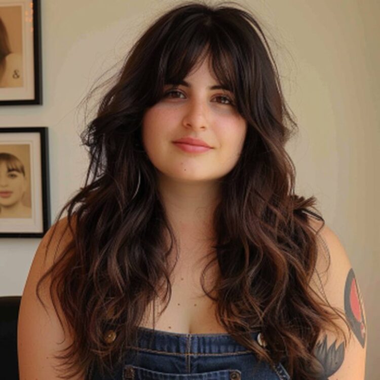 51 Most Flattering Long Hairstyles for Round Faces