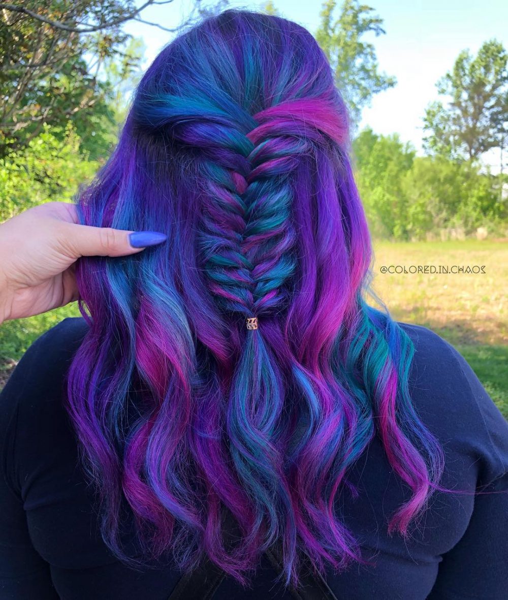 30 Incredible Ways to Get Galaxy Hair in 2025 (Photos)
