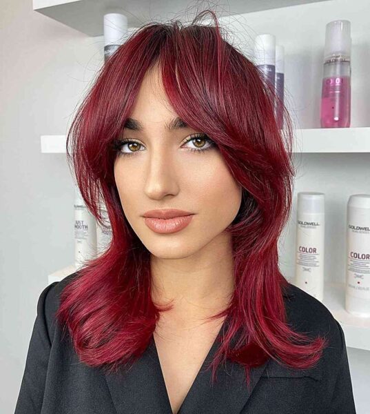 28 Cherry Cola Hair Color Ideas to See Before You Decide