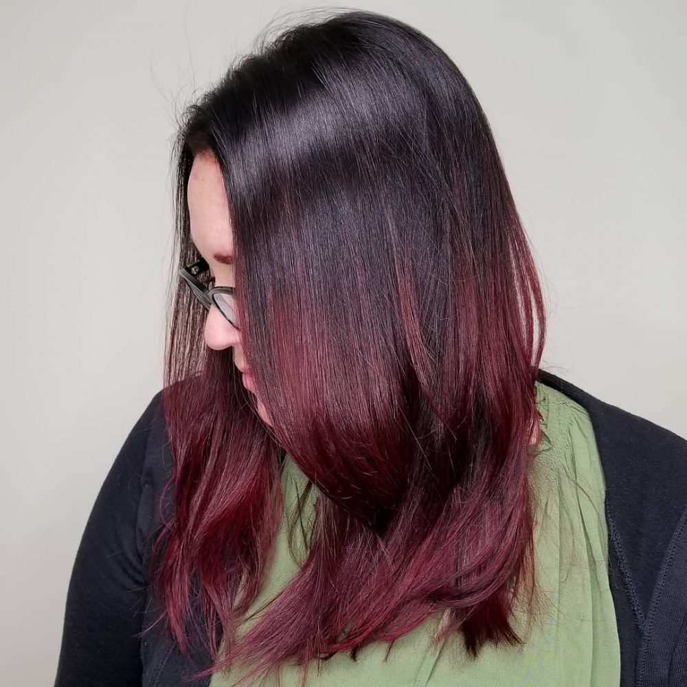 28 Blazing Hot Red Ombre Hair Color Ideas in 2021 - Huey Buttleace