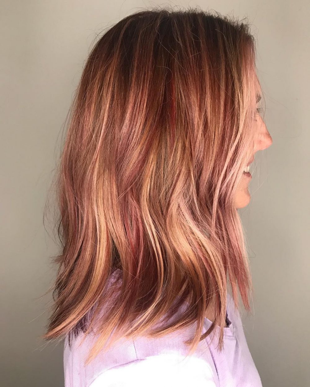 51 Hottest Brown Hair with Red Highlights