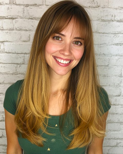 51 Ideas for Long Straight Hair with Curtain Bangs