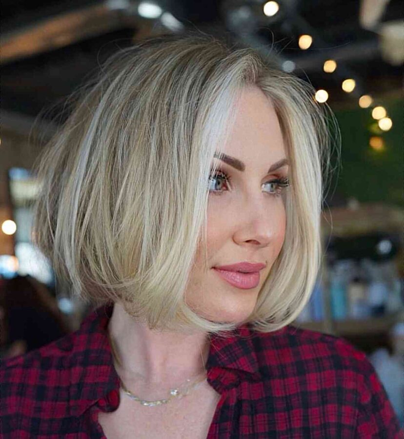 56 One-Length Bob Haircut Ideas for a Sleek Look