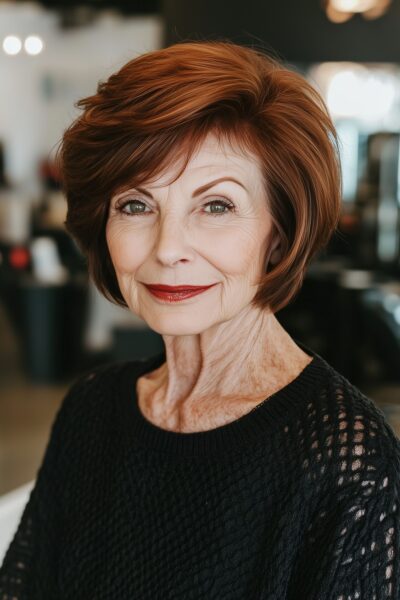 Top 16 Fall Hair Colors for Women Over 70 in 2025