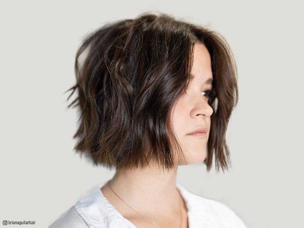 16 Oh-So-Cute Chin-Length Choppy Bobs to Try