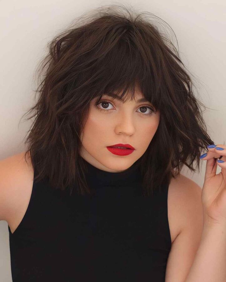 40 Choppy Layered Bobs for Thick Hair to Be Less Poofy