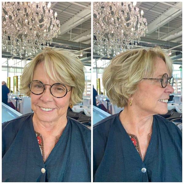 41 Lovely Layered Bob Haircuts for Women Over 60