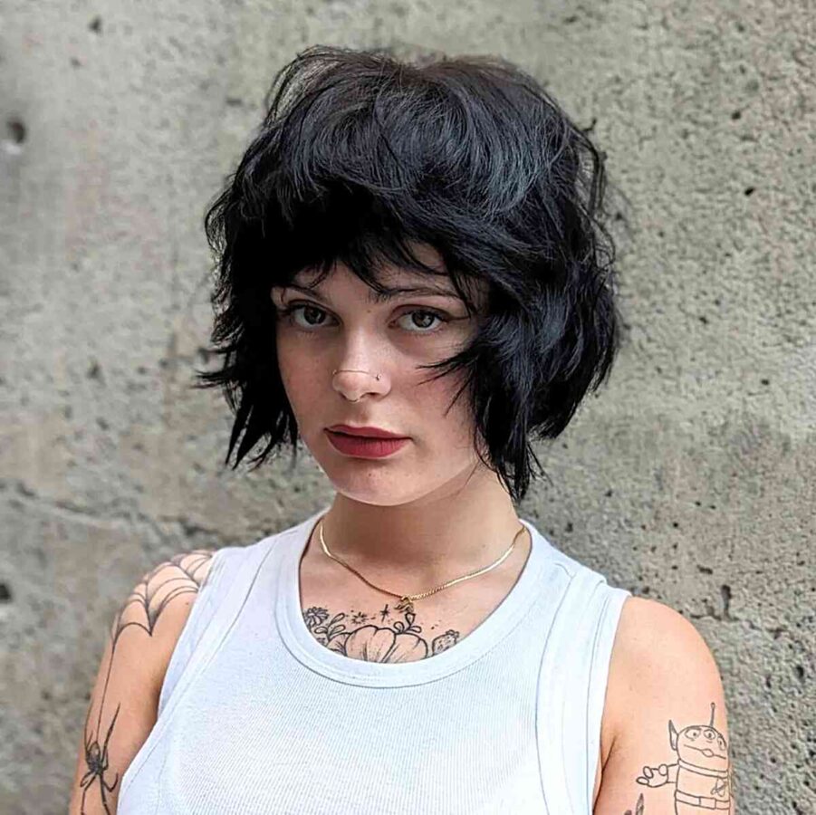 41 Choppy Layered Bobs for Thick Hair to Be Less Poofy