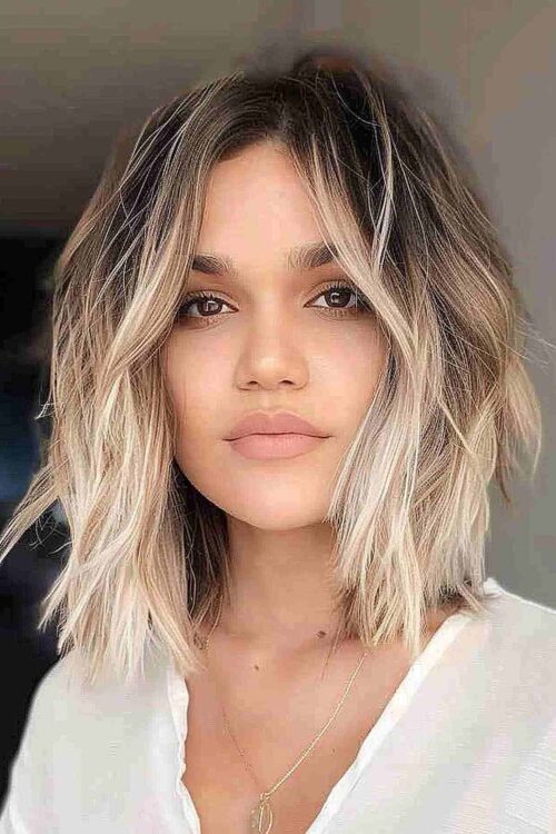 52 Coolest Long Choppy Bob Haircuts for That Beachy Lob Look