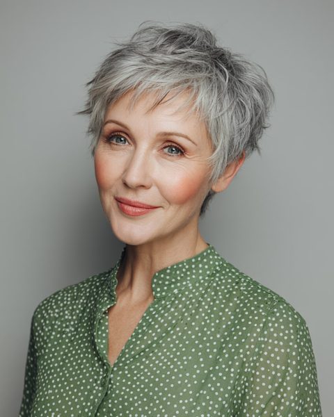 21+ Chic Gray Hair Pixie Cuts You’ll Want to Try in 2026