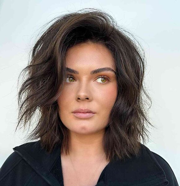 43 Coolest Long Choppy Bob Haircuts for That Beachy Lob Look