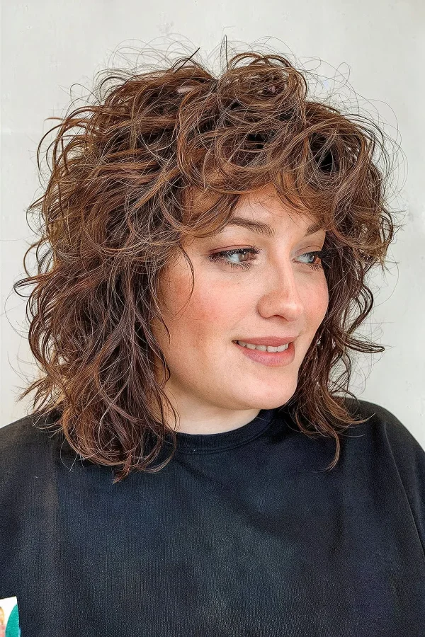 21 Trendiest Curly, Shaggy Lob Haircuts for Curly-Haired Women