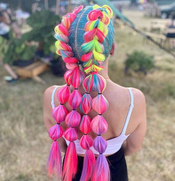 25 Electric Hairstyles for a Rave Party