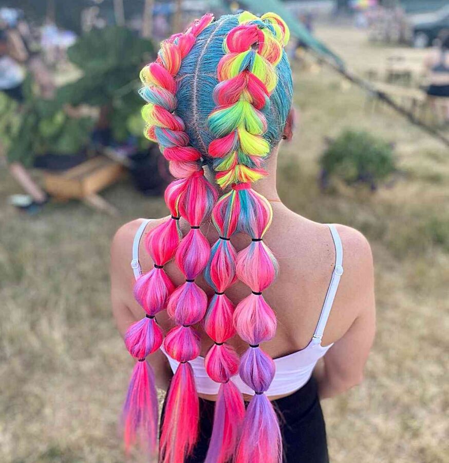 25 Electric Hairstyles for a Rave Party