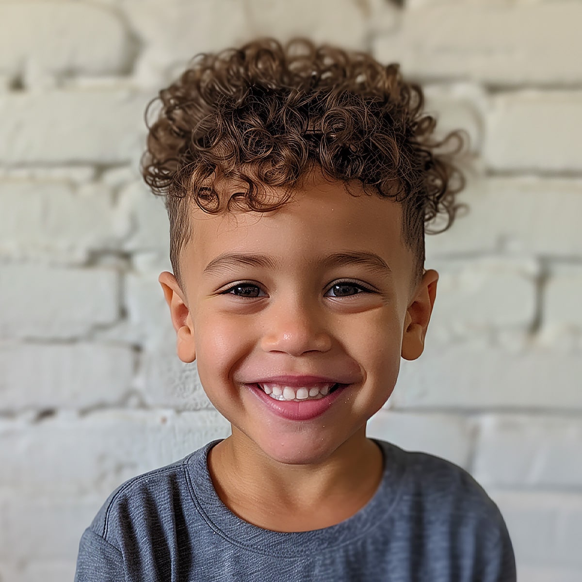 Short Haircuts For Boys With Curly Hair