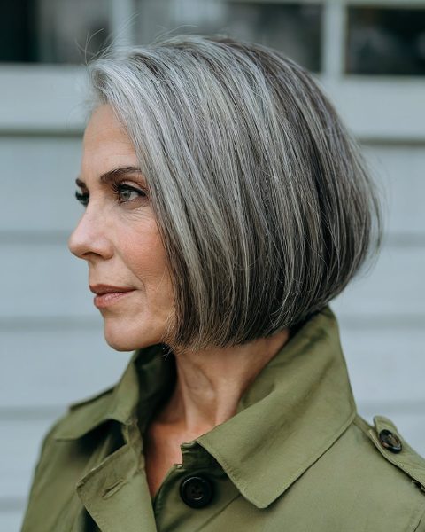 55 Low-Maintenance Bob Haircuts for Women Over 60 with Style
