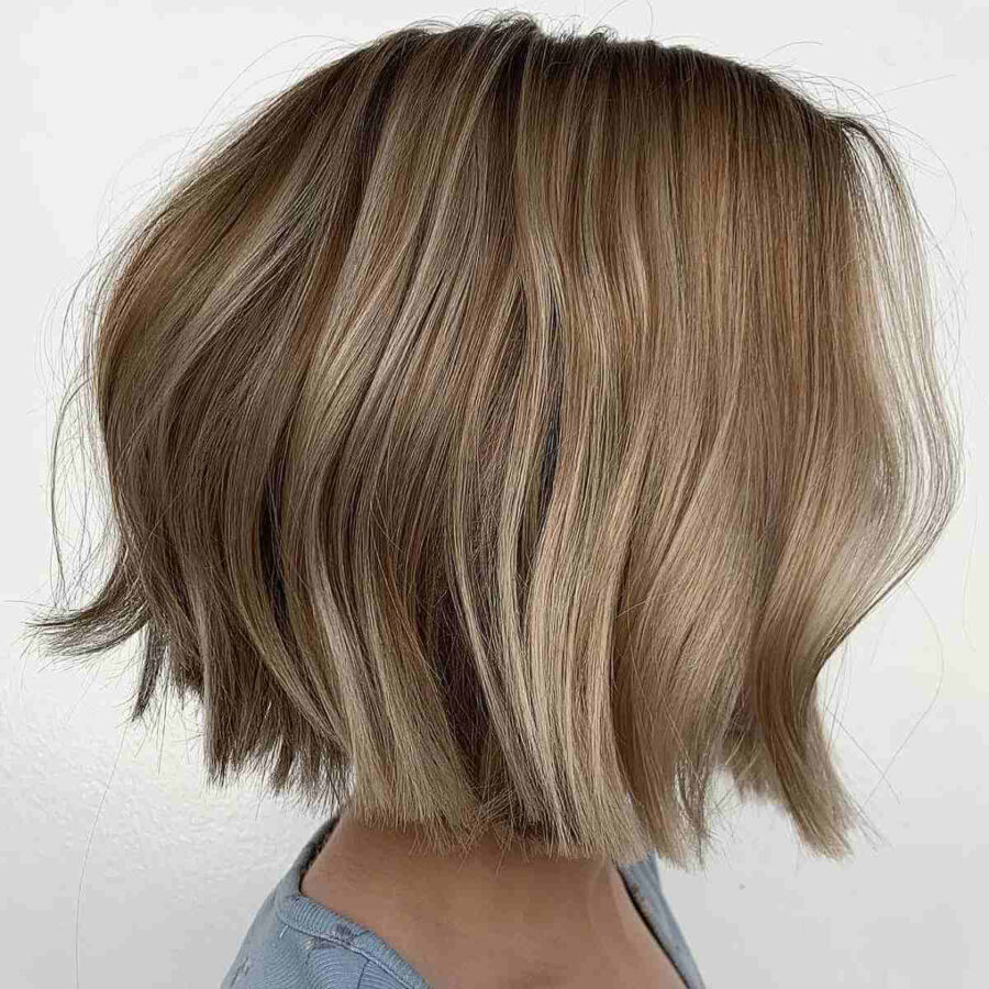 42 Choppy Layered Bobs for Thick Hair to Be Less Poofy
