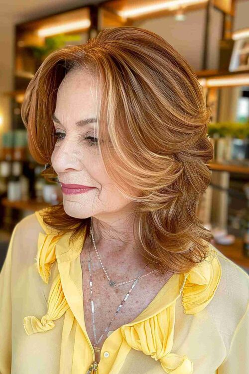 Top 16 Fall Hair Colors for Women Over 70 in 2025
