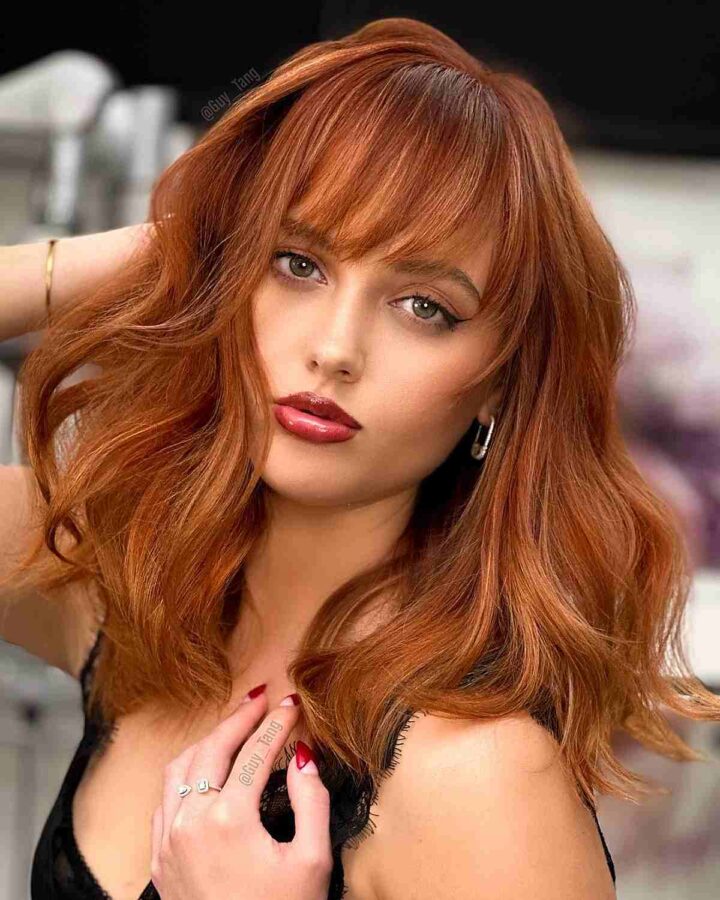48 Trendy Ideas for Shoulder-Length, Layered Hair with bangs