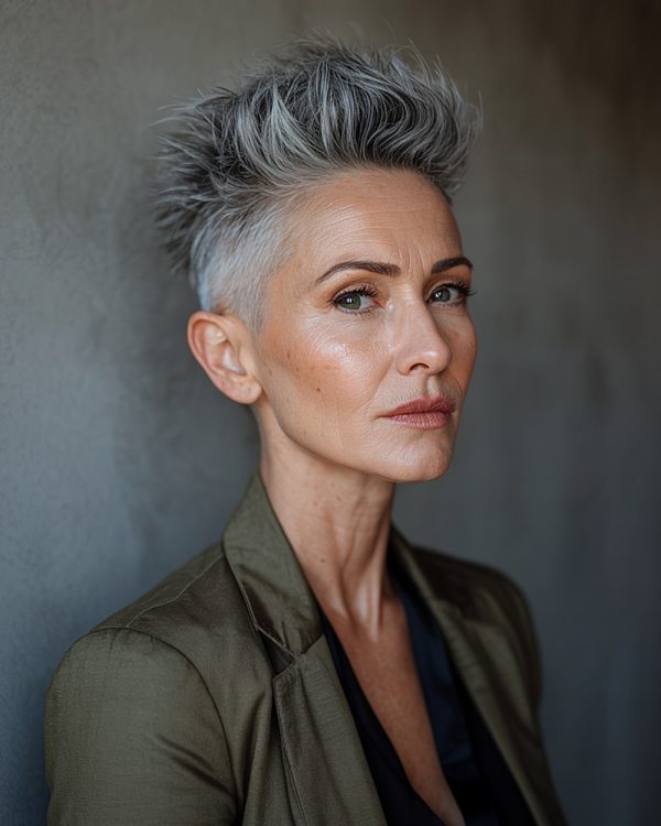 20+ Stylish Short Gray Hair Ideas for Women Over 50 in 2026