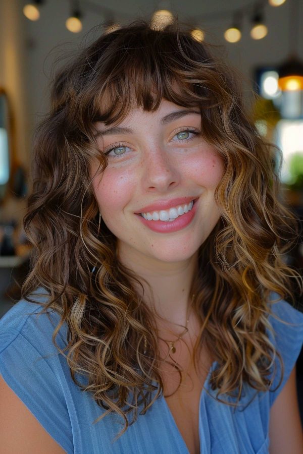 15+ Beautiful Face-Framing Curly Hair Ideas for a Fresh 2025 Look