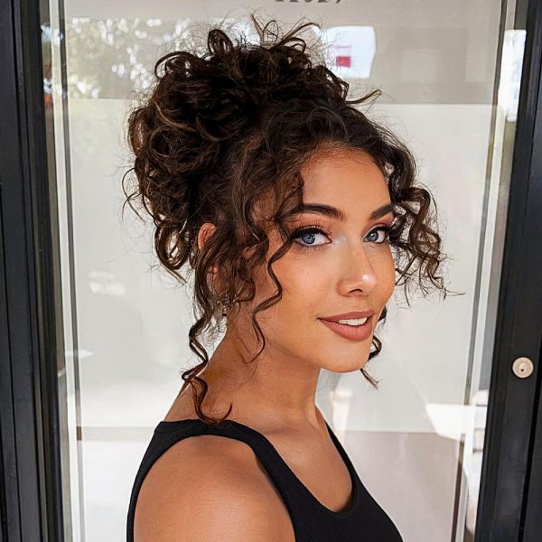 22 Stunning Curly Prom Hairstyles for 2025 - Updos, Down Do's & Braids!