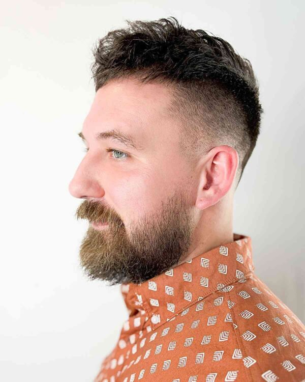 21 Trendy Faux Hawk Fade Haircuts for Men in 2025