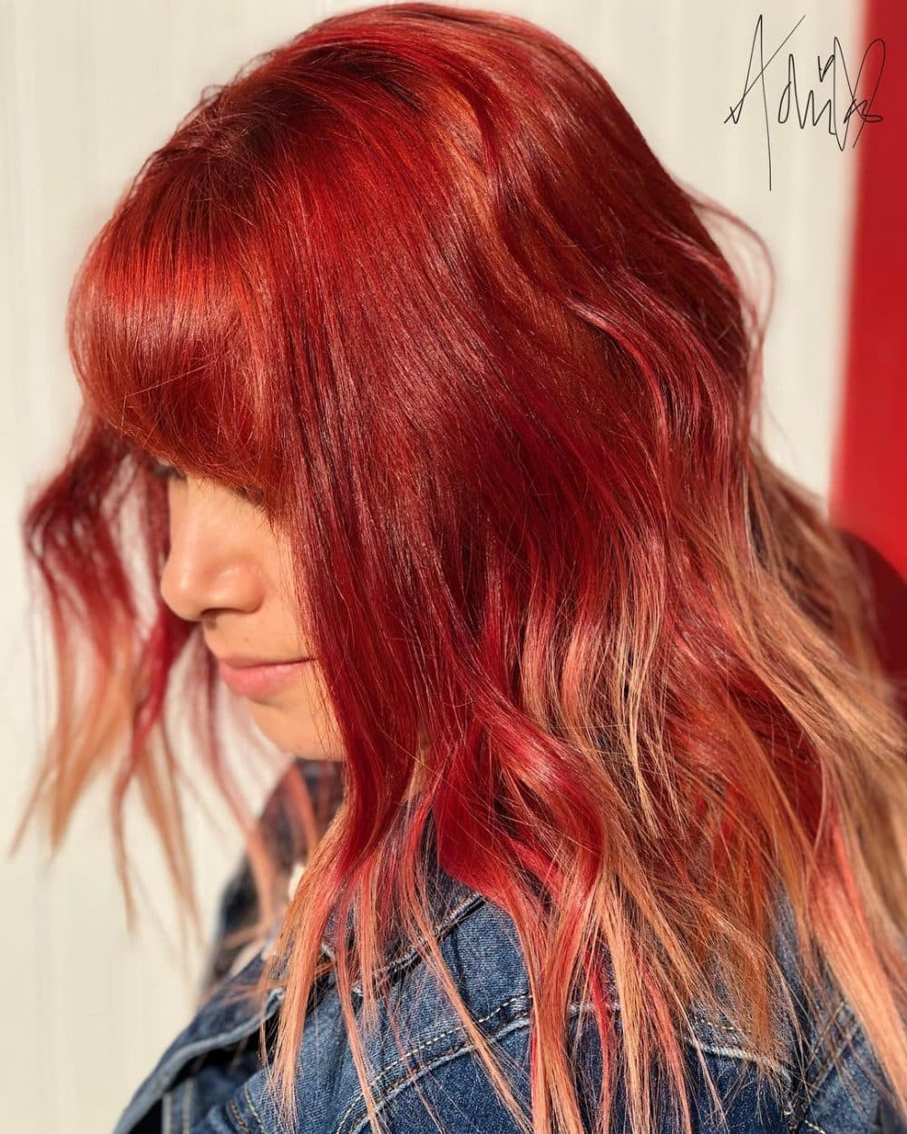 30 Best Red and Blonde Hair Color Ideas for Fiery Ladies