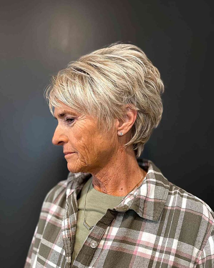 25 Choppy Pixie Cuts for Women Over 70 - Kappers Magazine