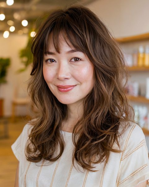 52 Trendy Wolf Cuts for Women Over 40 That Dont Try Too Hard