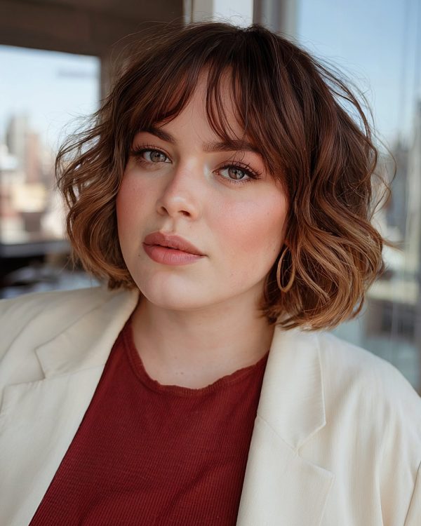 21+ Best French Bob Haircuts with Bangs for Round Faces in 2026