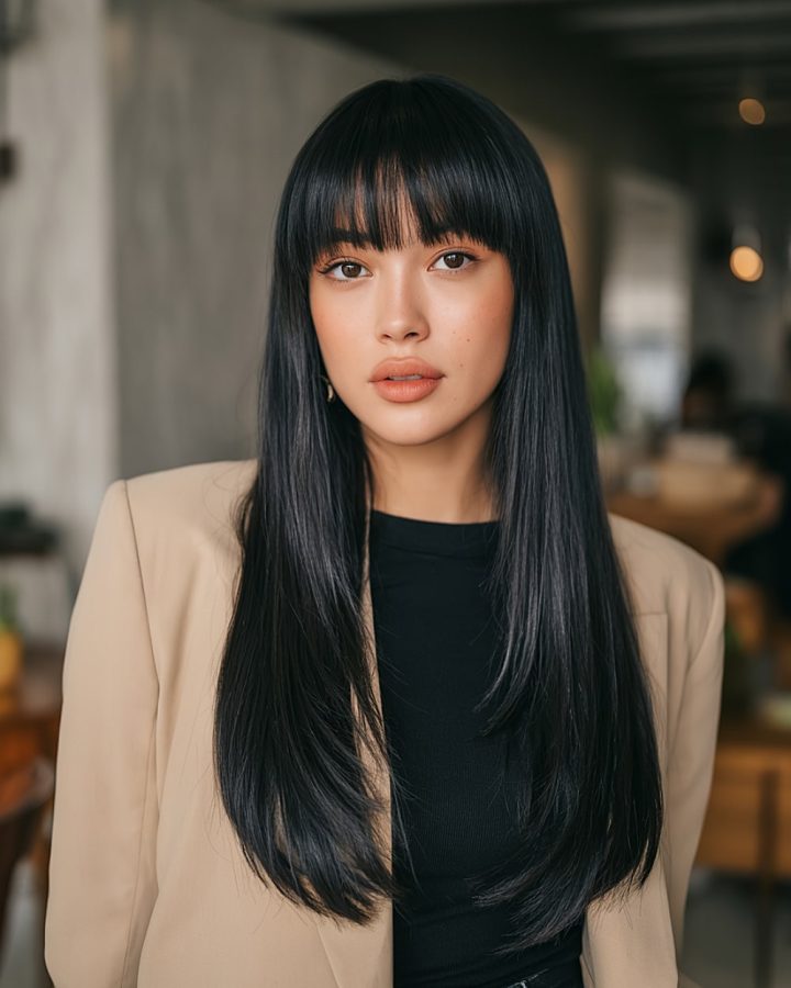 23 Chic Ways Women Are Styling Full Bangs in 2026