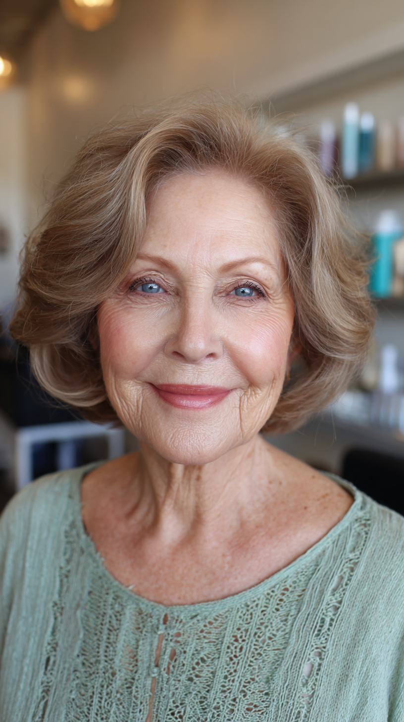 30 Chin-Length Bob Styles That Flatter Women 70+ in 2026