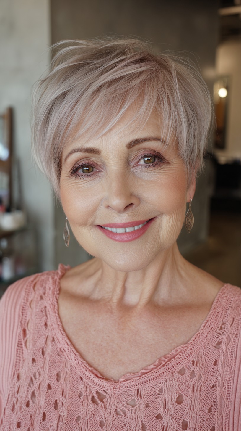 50 Edgy Choppy Pixie Haircuts for Women 70+ in 2026