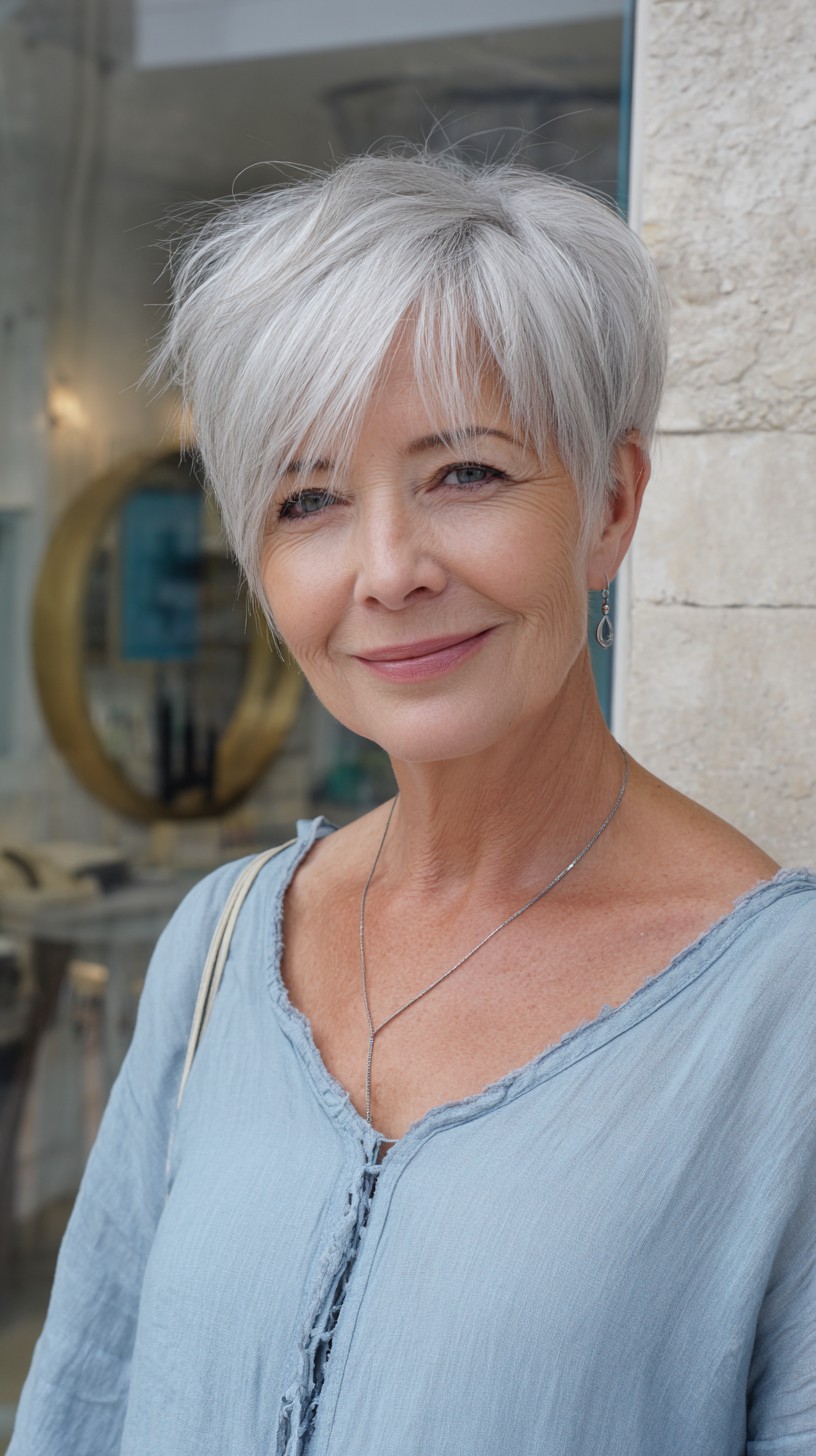 50 Perfect Razor Pixie Cuts for Women Over 60 With Thinning Hair