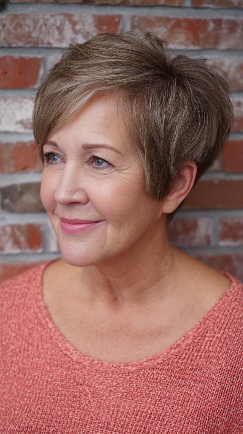 50 Viral Angular Pixie Cuts for Women Over 60 With Thin Hair